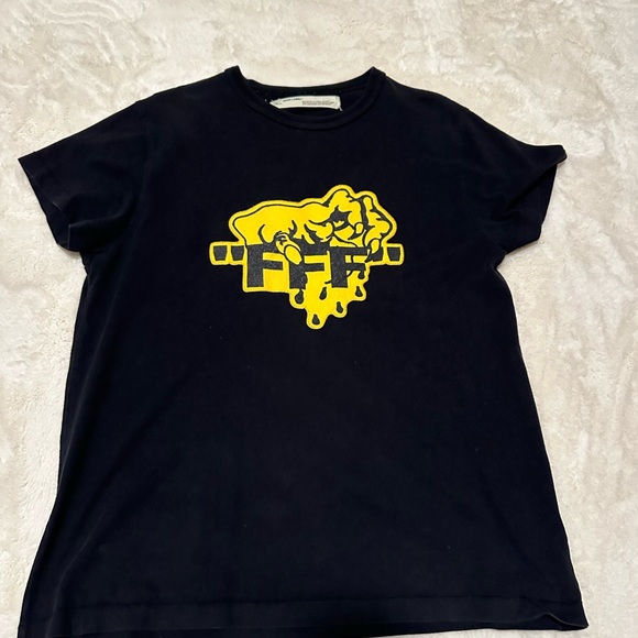 Off-White | Shirts | Offwhite Patch Art Work Tshirt | Poshmark